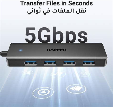 Ugreen 4 Port Usb 3 0 Hub Black Buy Best Price In Uae Dubai Abu