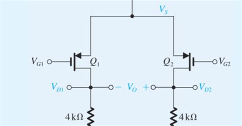 91 For An Nmos Differential Pair With A Common Mode Voltage Vcm Applied As Shown In Fig 92