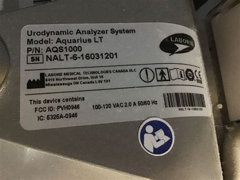 Used Laborie Aqs1000 Aquarius Lt Urodynamic Analyzer System For Sale Dotmed Listing 4932278