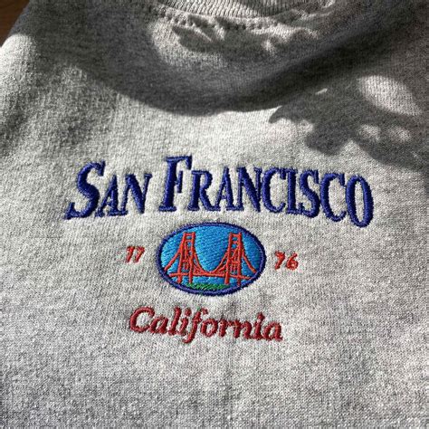 San Francisco Sweatshirt Vintage California Crewneck Etsy