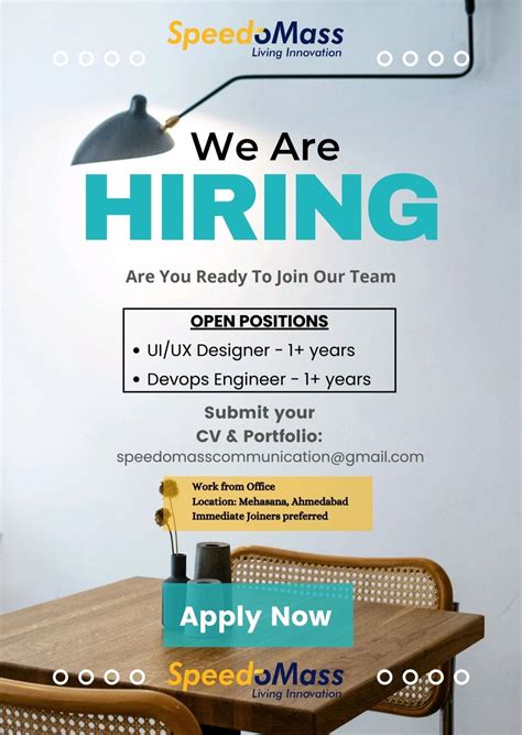 Hiring Uiuxdesigner Devopsengineer Joinourteam Ahmedabad