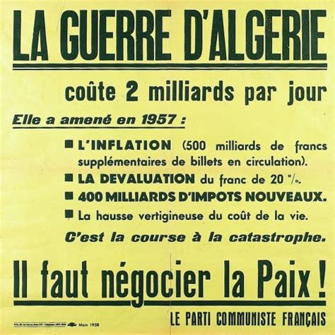 La Guerre Dalgérie Vue Par Le Pcf Média Larousse