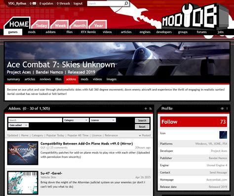 Feature Moddbs Overview Useful Links Moddb
