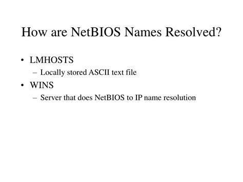 Ppt Chapter 17 Windows Internet Name Service Wins Powerpoint Presentation Id 6842352