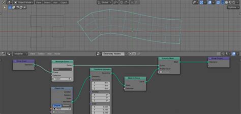 Extrude Along Curve Using Blender Geometry Nodes