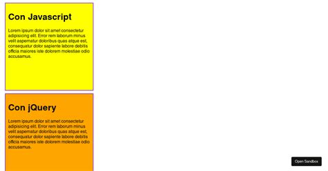 Jquery Ejemplo 001 Js Vs Jquery Codesandbox