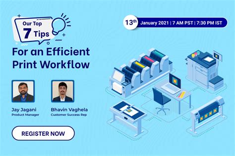 Webinar Alert Our Top 7 Tips For An Efficient Print Workflow Printxpand