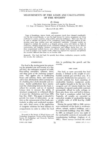 Fire Load Calculationpdf Combustion Structural Load