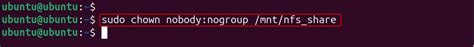 How To Install Nfs Server And Client On Ubuntu 2404