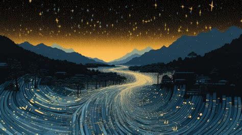 Premium Photo Rivers Of Information Data As Rivers Data Stream Flow Of Digital Data