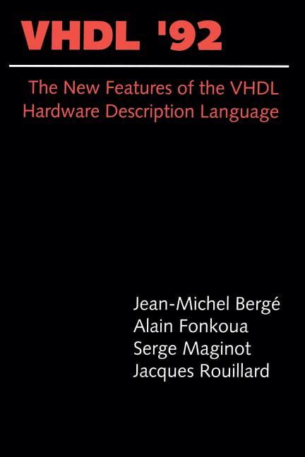 the springer international engineering and computer science vhdl 92 the new features of the