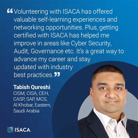 Tabish Qureshi P On Linkedin Isaca Isaca Cisa Cism 12 Comments