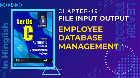 let us c solutions c programming how to manage employee database