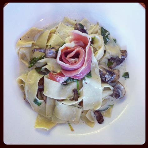 Delicious Parma Ham Pasta With Truffle Oil