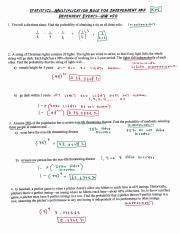 Statistics SPRING HW 50 KEY 1 Pdf Course Hero