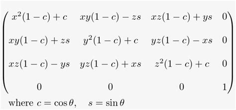 Rotation Matrix C Rotation Matrix 970x409 Png Download Pngkit