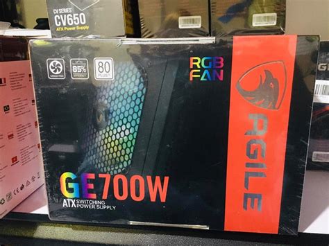 Powerlogic Ge 700 700w Atx Switching Power Supply Up To 85 Efficiency Rgb Fan Psu Computers