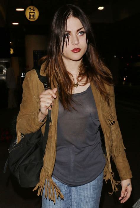 Frances Bean Cobain Braless In See Through Tee Pic