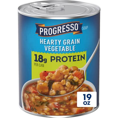 Progresso™ Protein Hearty Grain Vegetable Vegetarian Canned Soup 19 Oz