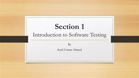 Introduction To Software Testing Pptx Operating Systems Computer