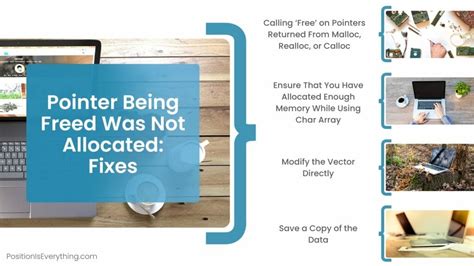 Pointer Being Freed Was Not Allocated Causes And Fixes Position Is