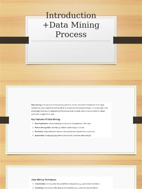 Introduction Data Mining Process Pdf