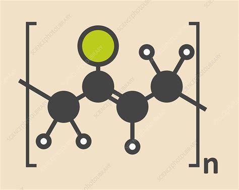 Pvc Plastic Polymer Molecule Stock Image F0126268 Science Photo