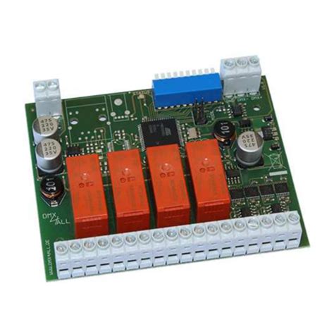 DMX4ALL DMX RELAIS ANALOG INTERFACE 4 USER MANUAL Pdf Download ManualsLib