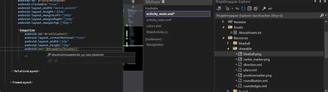 Android Visual Studio Does Not Find Drawable Ressources Stack Overflow