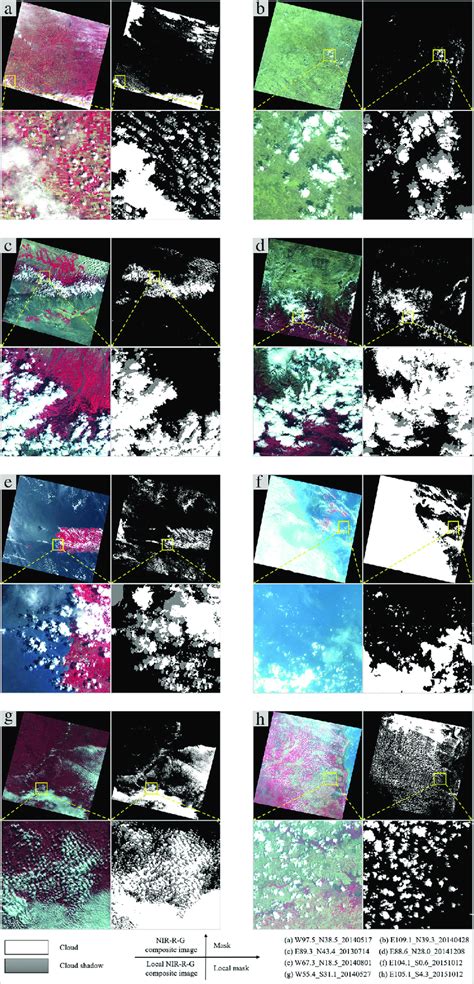 example gf 1 wfv scenes and masks produced by the mfc algorithm