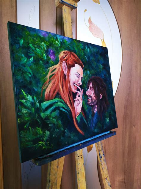 The Hobbit Kili And Tauriel Fan Art