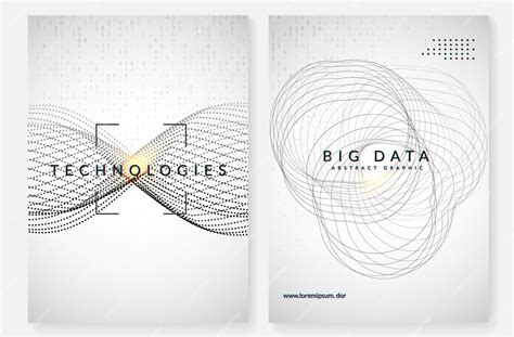 Premium Vector Quantum Computing Background Technology For Big Data Visualiza