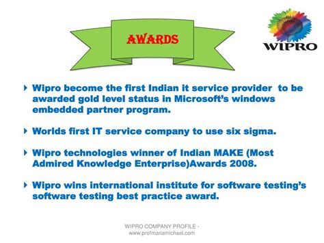 PPT ABOUT WIPRO PowerPoint Presentation Free Download ID 2684095