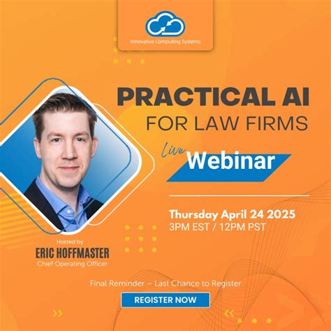 Aiforlawfirms Legaltech Webinarreminder Innovative Computing Systems Inc