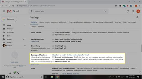 How To Get New Mail Desktop Notifications For Gmail