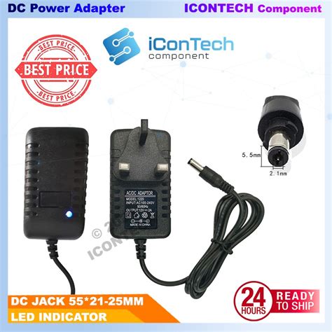 AC TO DC ADAPTER UK PLUG V V V V AC DC Adapter V DC Adapter V