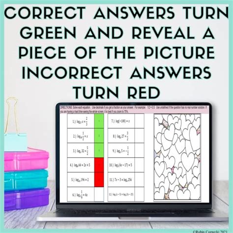 Solving Logarithmic Equations Digital Activity For Algebra 2 Tpt