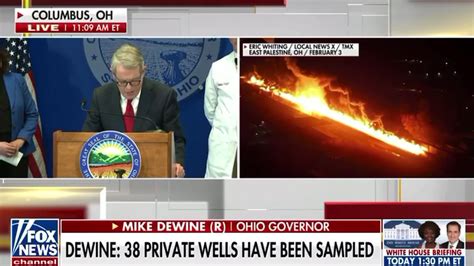 Mike Dewine Ohio Update On Train Derailment And Contamination
