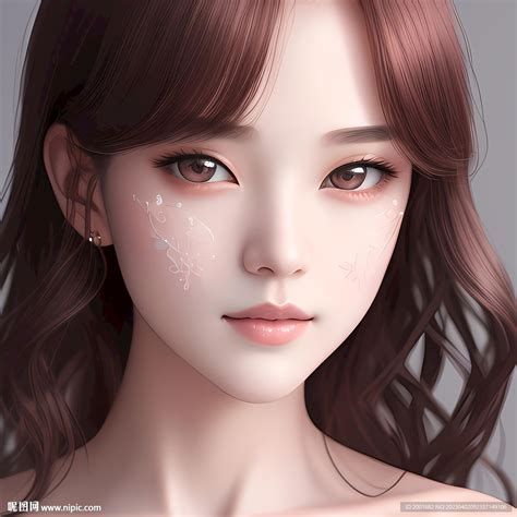Ai美女头像图片设计图动漫人物动漫动画设计图库昵图网