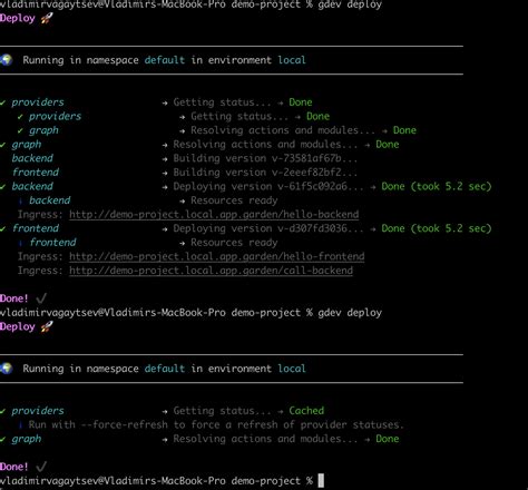 Print Already Done Action Statuses In Console · Issue 3823 · Garden
