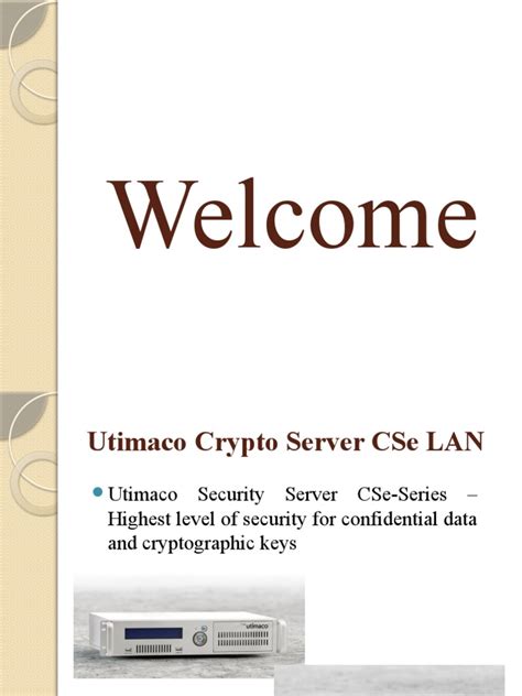 Utimaco Securityserver Cse Lan Pdf Computer Network Server Computing