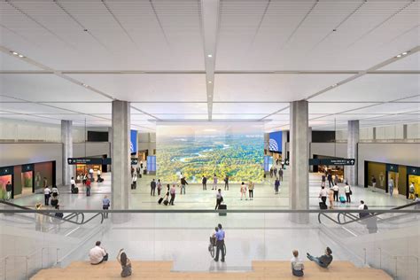 United Airlines Terminal B At Houston Intercontinental Airport