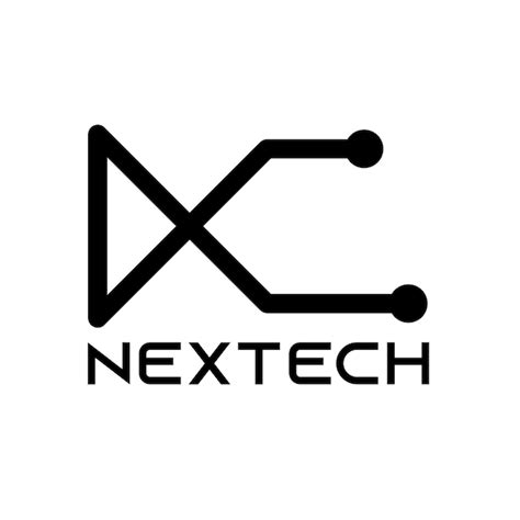 Premium Vector Nextech Tech Logo Design