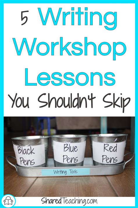 5 Writing Workshop Mini Lessons That Shouldnt Be Skipped Shared Teaching