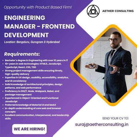 Aether Consulting On Linkedin Hiring Engineeringmanager