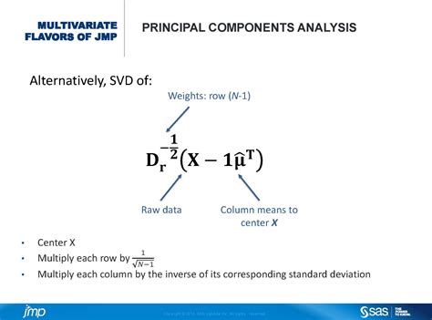 The Multivariate Flavors Of Jmp® From Continuous To Categorical To