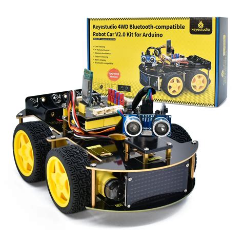 4wd Bluetooth Robot Car Kit Arduino Robot Kit For Adults Goodsshopi