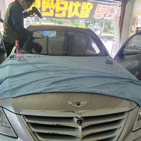 부산자동차썬팅 제네시스bh 전면 앞유리 열차단 90프로 썬팅 시공 부산광역시 사상구 괘법동 비즈프로필