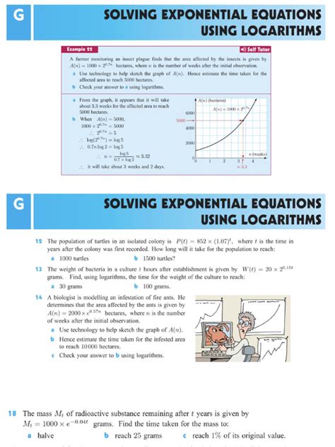 Log Functions Homework Pdf