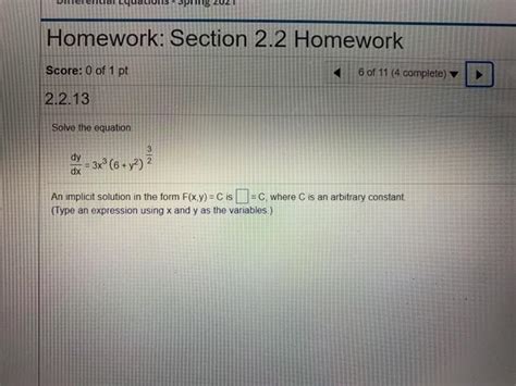 Solved Homework Section 2 2 Homework Score 0 Of 1 Pt 6 Of